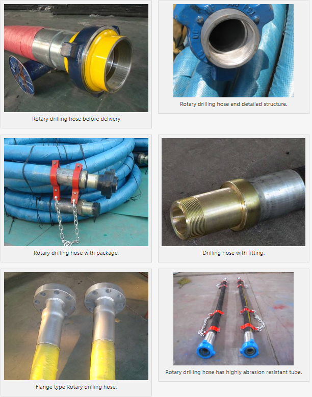 Rotary Drilling Hose with Multiple Layers of High Tensile Steel Wire Reinforcement - CAMTOP ...