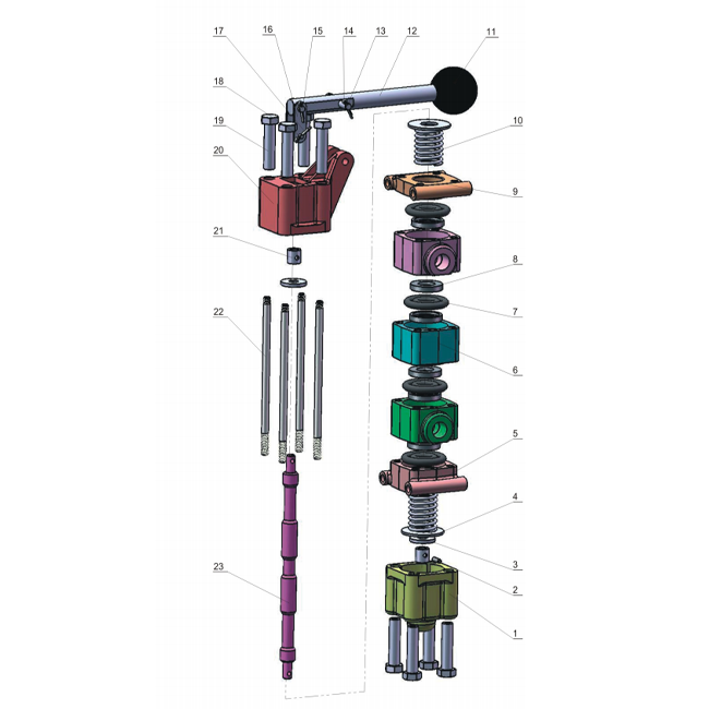 3-Position 4-Way Air Sliding Valve（34TQHY-L6-F） - CAMTOP SHANGHAI ...