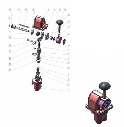 1"Main Air Control Valve（1/4''KQKF-00-00） - CAMTOP SHANGHAI MACHINERY ...
