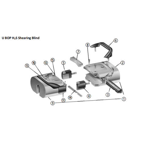 Severe Service U and UM BOP H2S Shearing Blind Ram - CAMTOP SHANGHAI ...