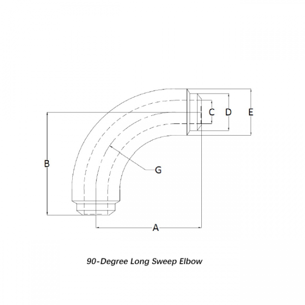 90-Degree Long Sweep Elbow - CAMTOP SHANGHAI MACHINERY EQUIPMENT CO.,LTD