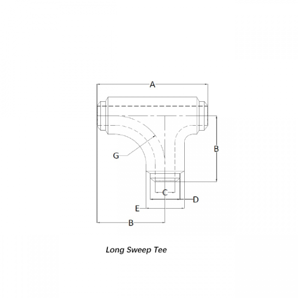 Long Sweep Full Flow Equal Tee - CAMTOP SHANGHAI MACHINERY EQUIPMENT CO ...