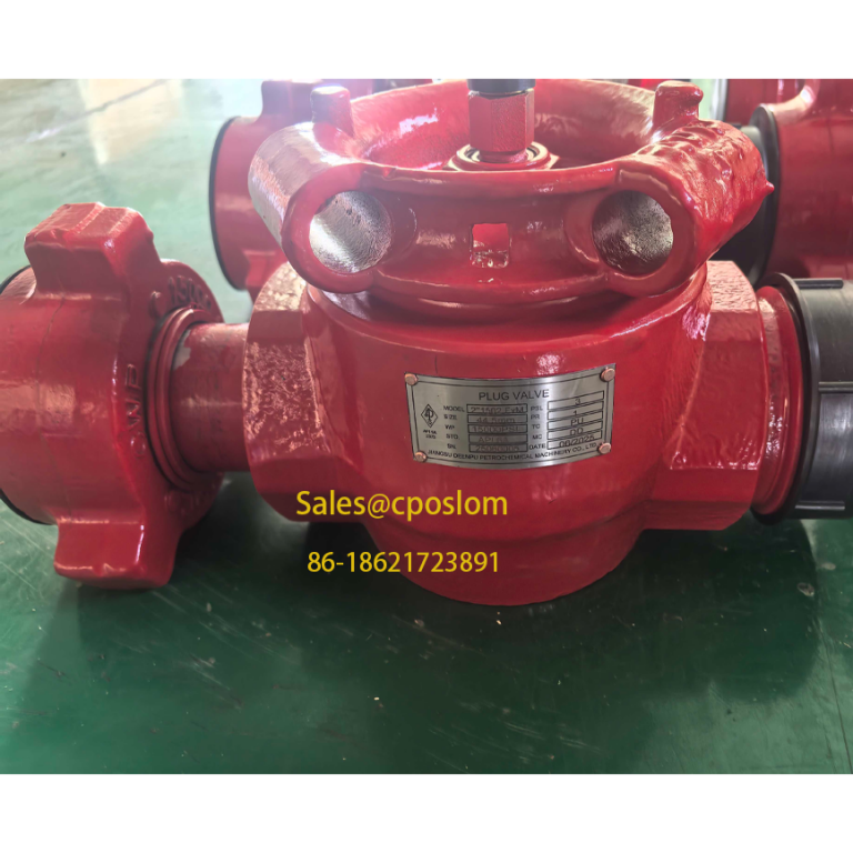 2" x Fig 1502 High Pressure API 6A Plug Valve - CAMTOP SHANGHAI ...