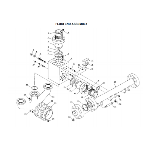 MUDKING PUMP-550 FLUID END ASSEMBLY - CAMTOP SHANGHAI MACHINERY ...